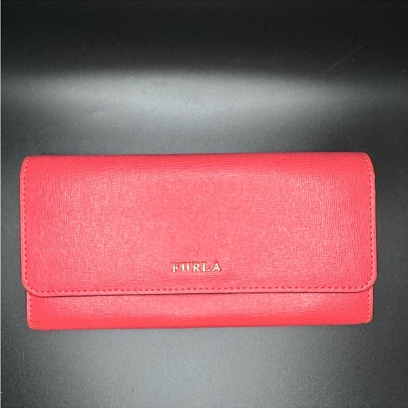 Furla | Bags | Furla Pink Bifold Wallet Euc | Poshmark